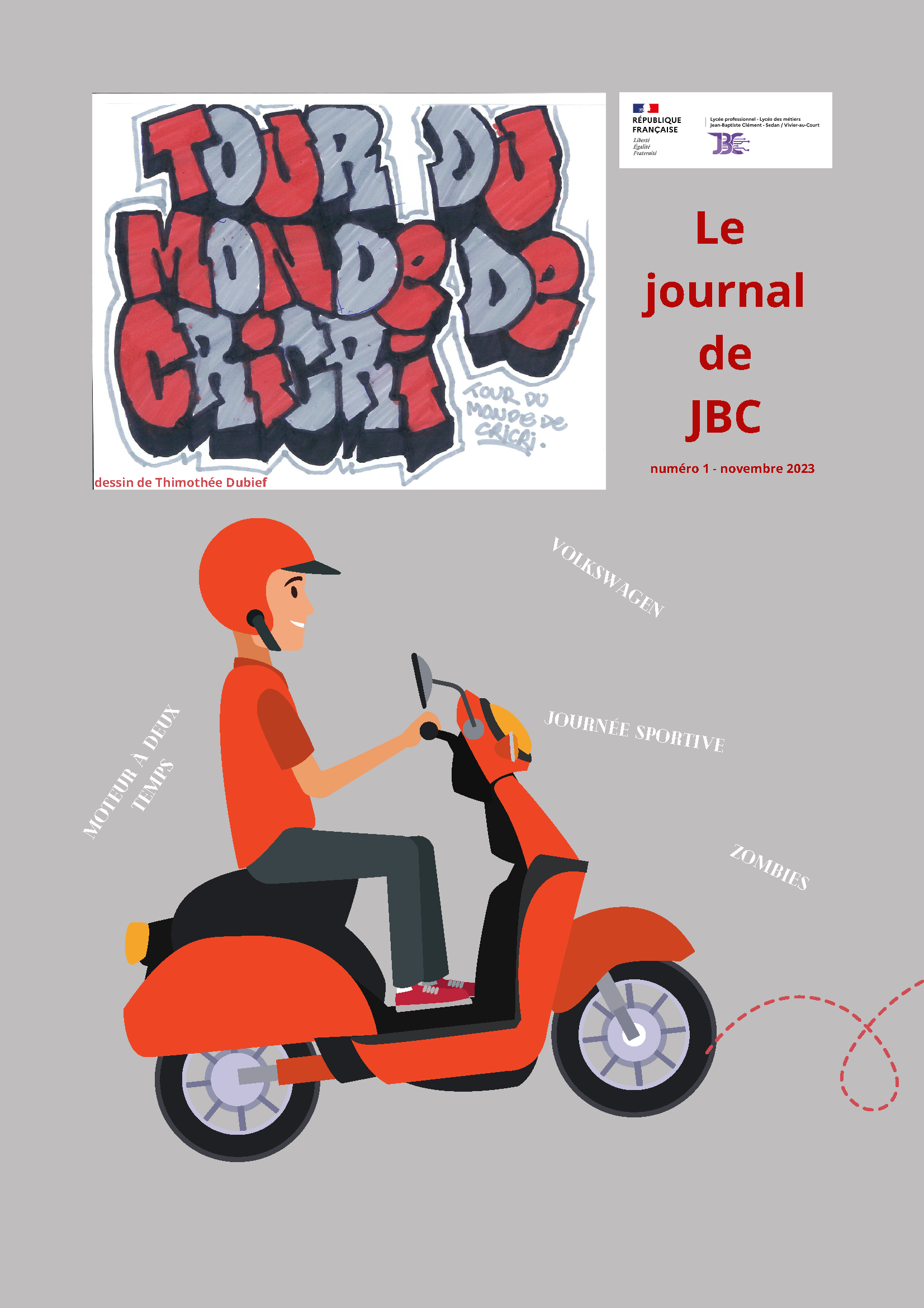 LE JOURNAL DE JBC NUMÉRO 1 - Lycée Jean-Baptiste Clément